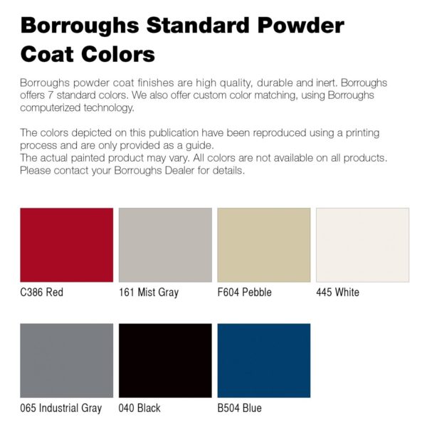 Borroughs Workbench Powder Coated Steel Top - Borroughs Corporation